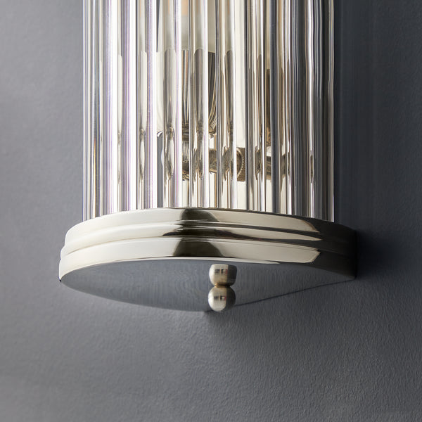 Baby Roddy wall sconce in nickel